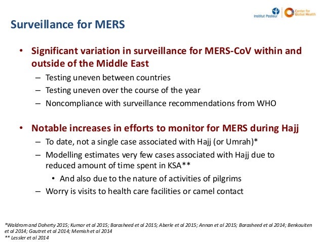 MERS-CoV: Extent of infection in and transmission to humans, Dr. Mari…