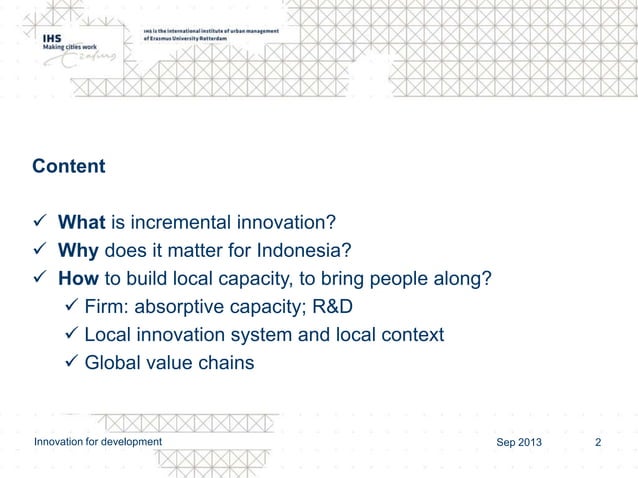 Incremental Innovation by Jan Fransen | PPT