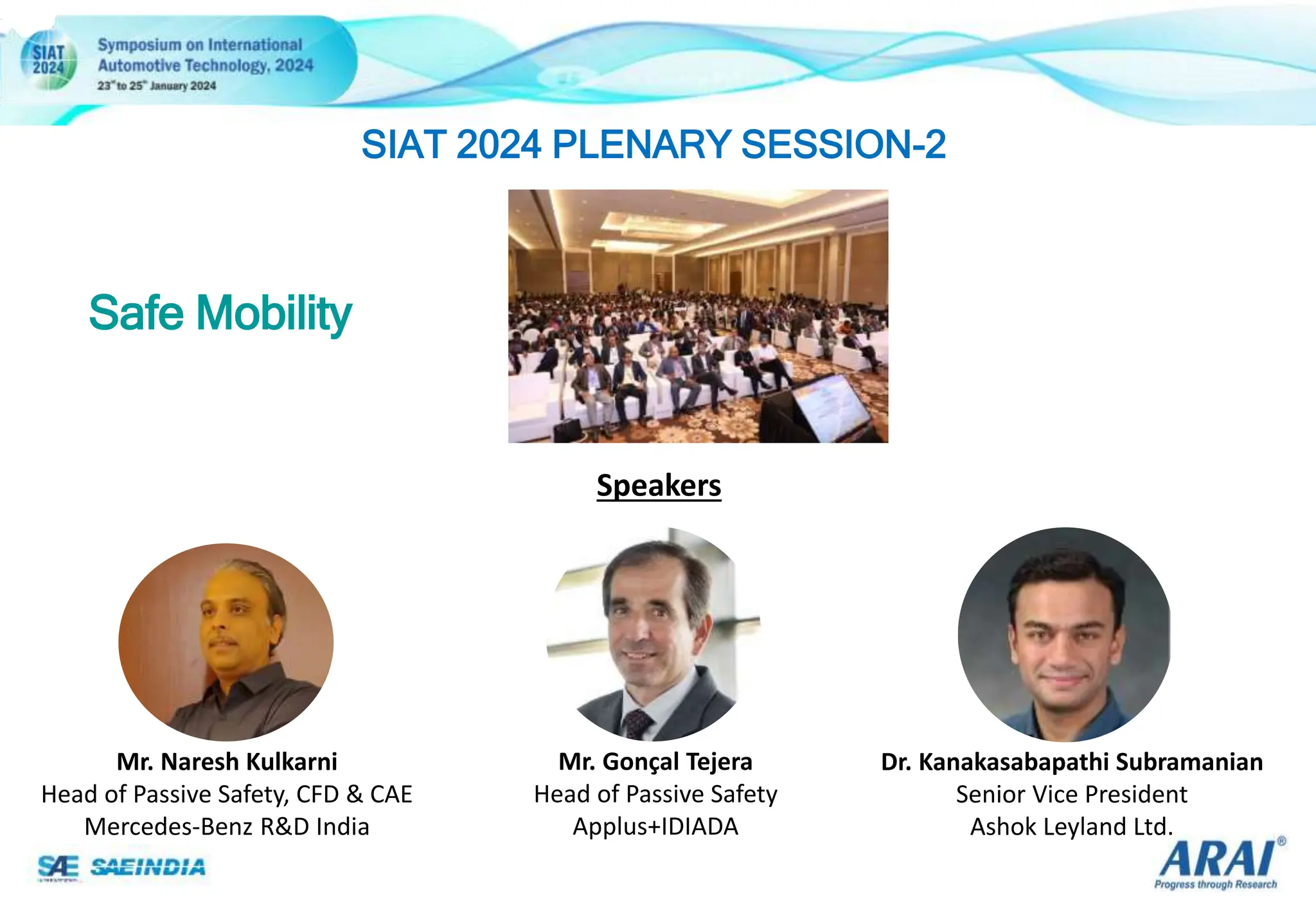 ARAI document on sustainable tech Plenary_N_Panel.pptx