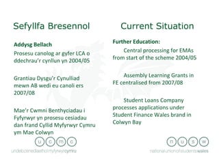 Student finance in Wales (bilingual) | PPT