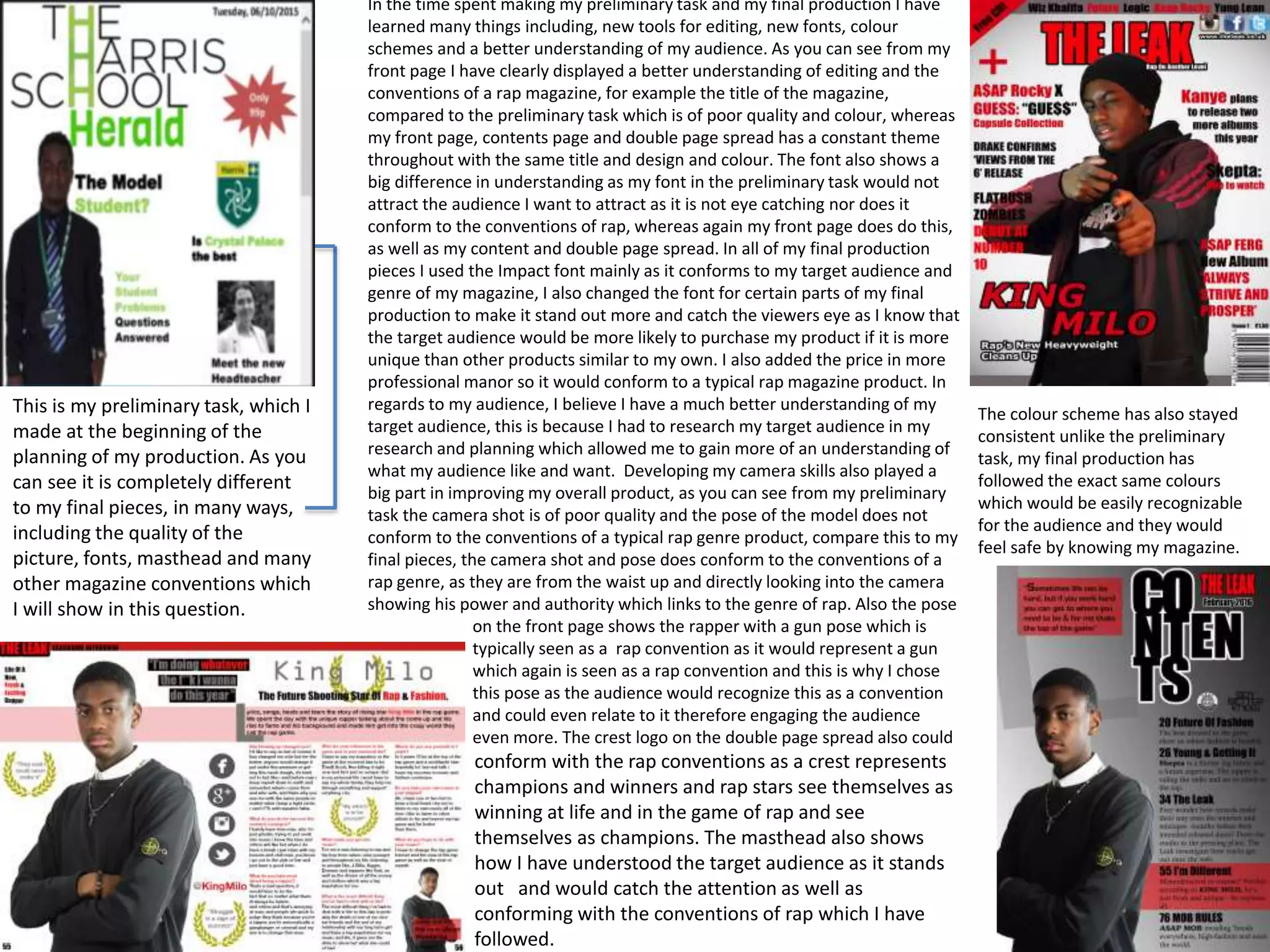 9 Evaluation - Pleniminary task | PPTX