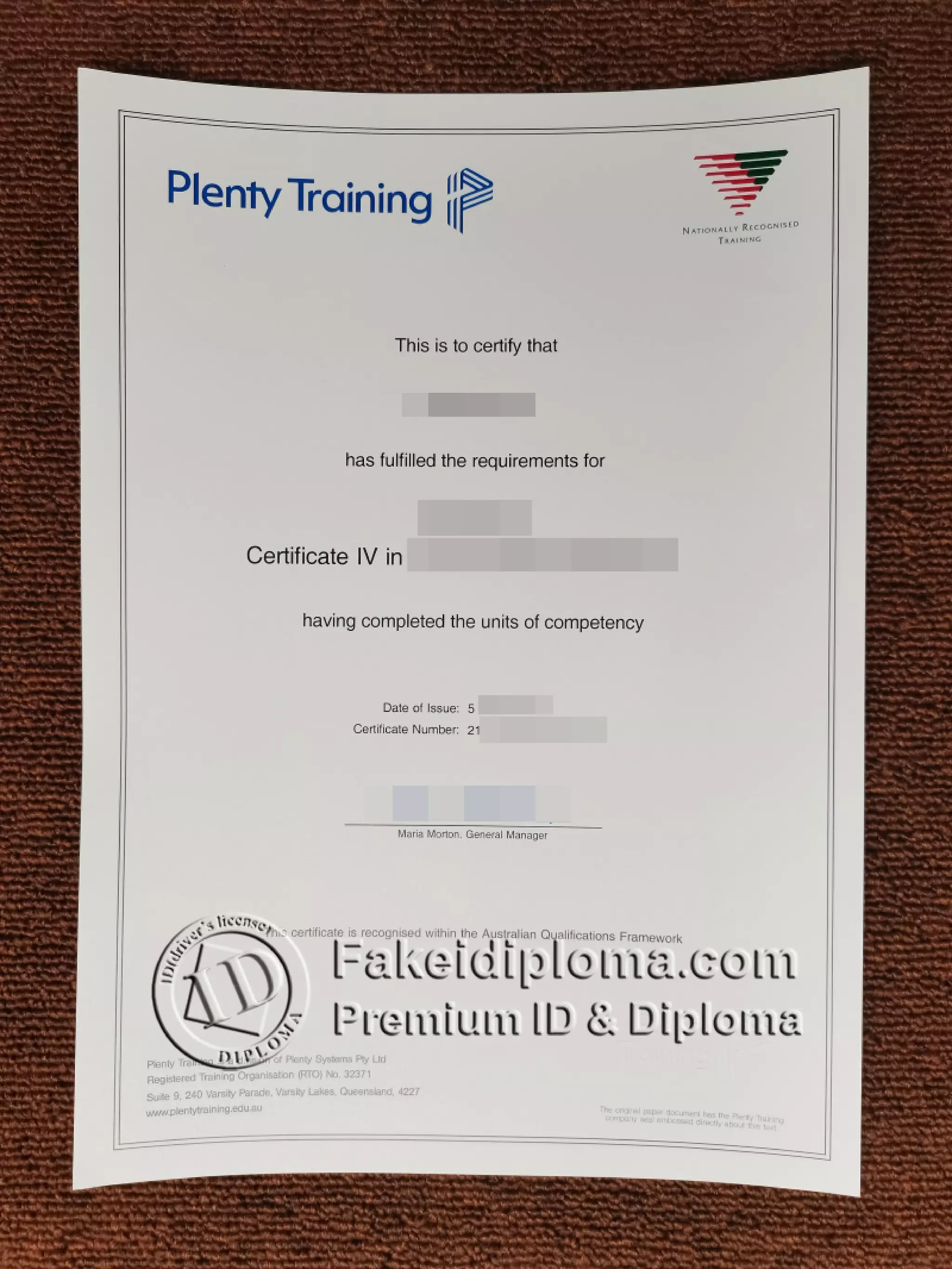 Plenty Training certificate | PDF