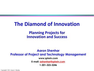 2013 - Plenum - Aaron Shenhar - Diamond of innovation | PPT