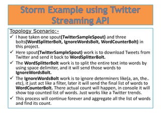 Apache Storm and twitter Streaming API integration | PPTX