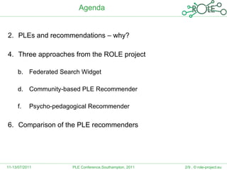 PLE Recommendations | PPT