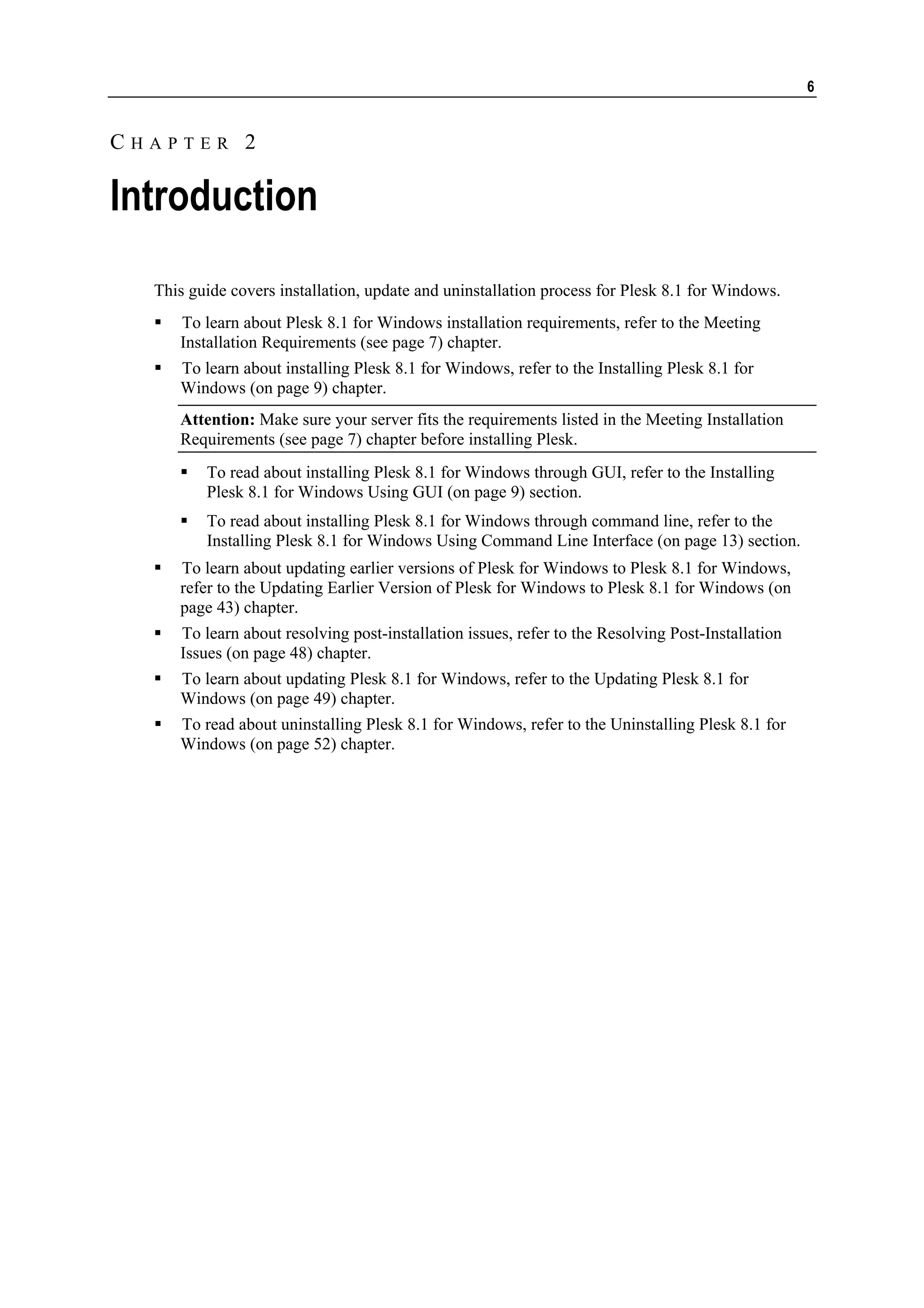 Plesk 8.1 for Windows | PDF