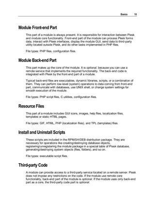 Plesk Modules | PDF