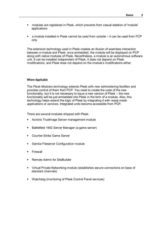 Plesk Modules | PDF