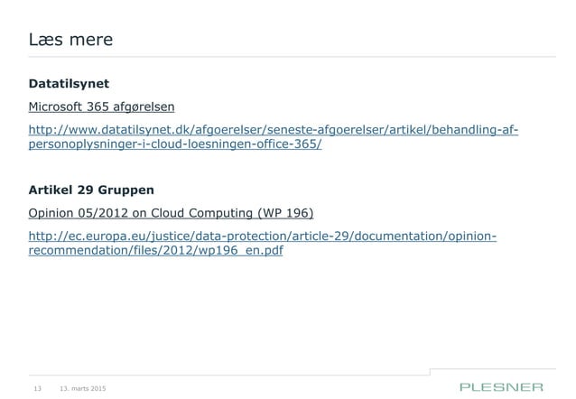 Hårde EU-straffe for persondatabrud - Michael Hopp, Plesner | PPTX