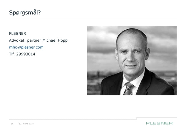 Hårde EU-straffe for persondatabrud - Michael Hopp, Plesner | PPT