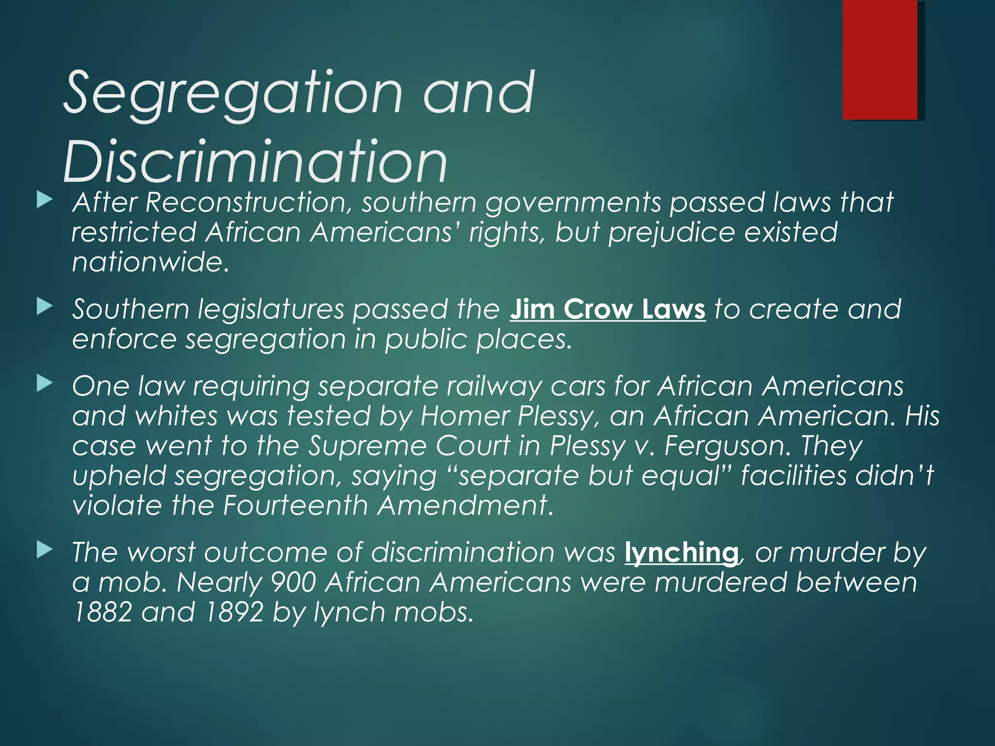 Plessy v ferguson | PPT