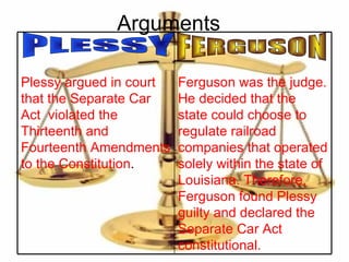 Plessy vs ferguson | PPT