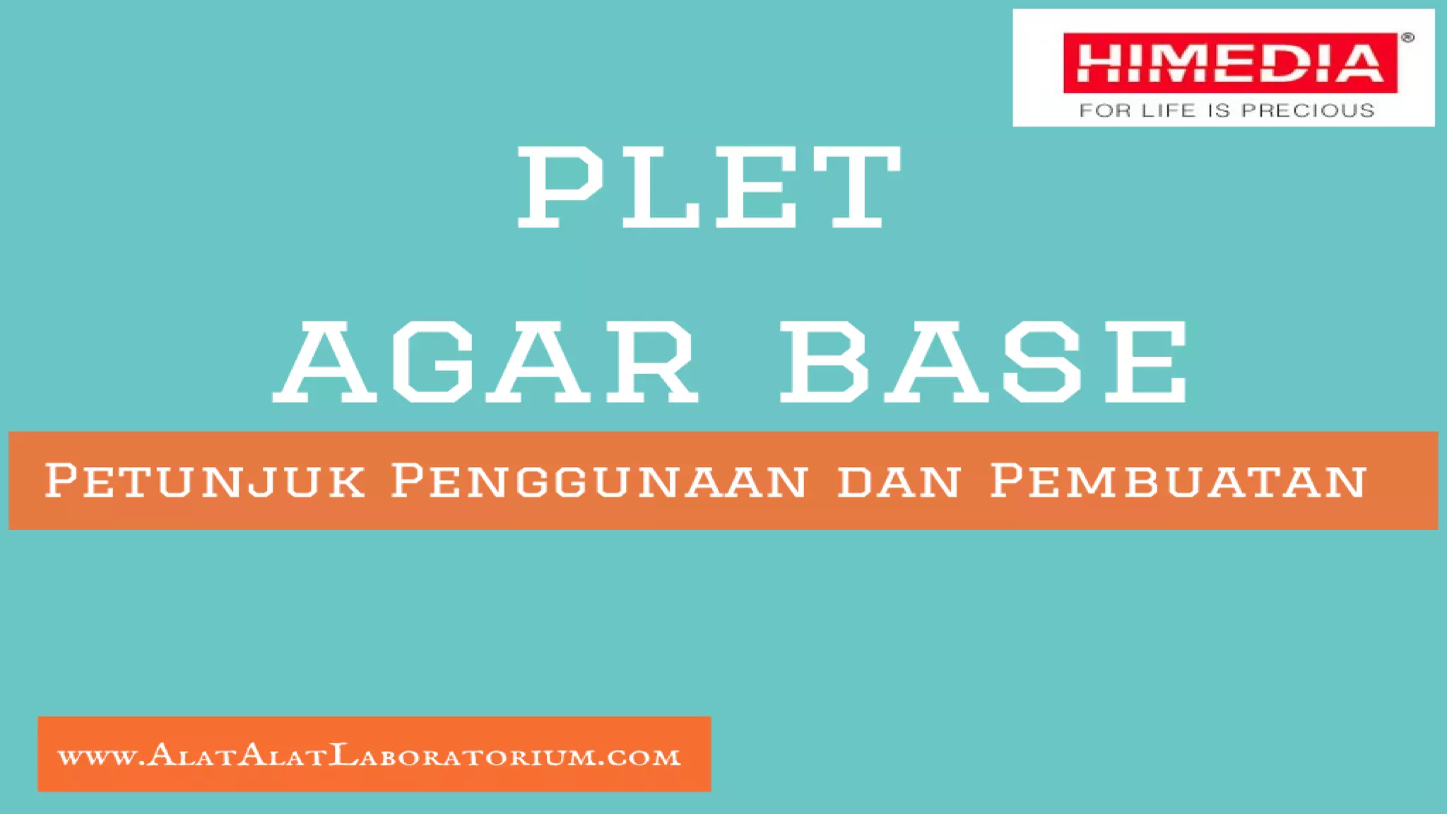 PLET Agar Base Untuk Analisa Bacillus Anthracis | PPT