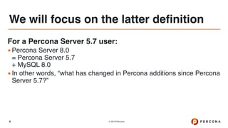 Percona Server 8.0 | PPT