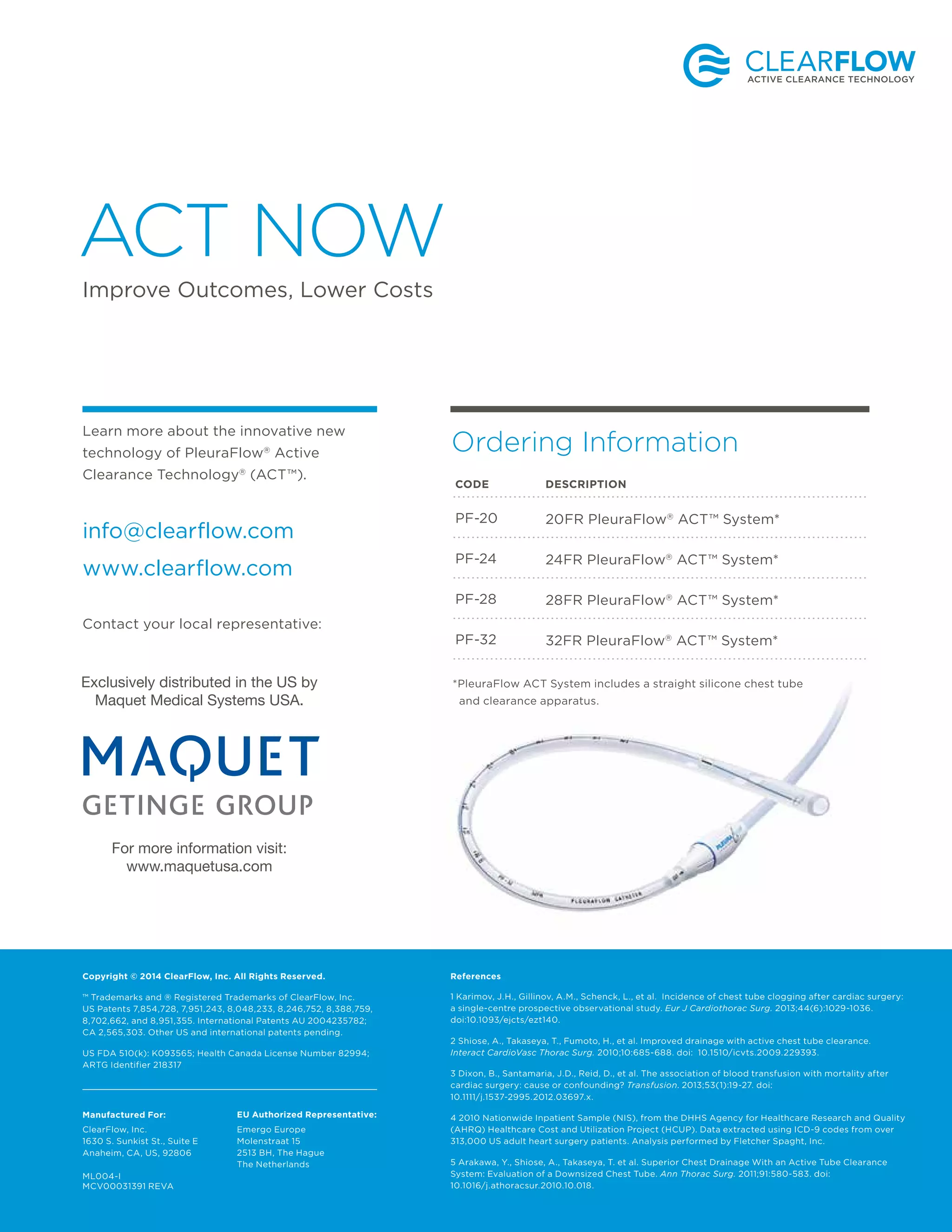 PLEURAFLOW Brochure | PDF