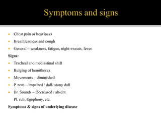 Presentation on Pleural Cavity | Jindal Chest Clinic | PPT