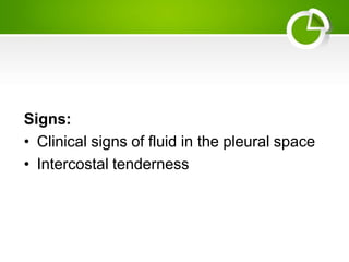 Pleural disease (Pleural effusion & Empyme) | PPTX | Lung and ...