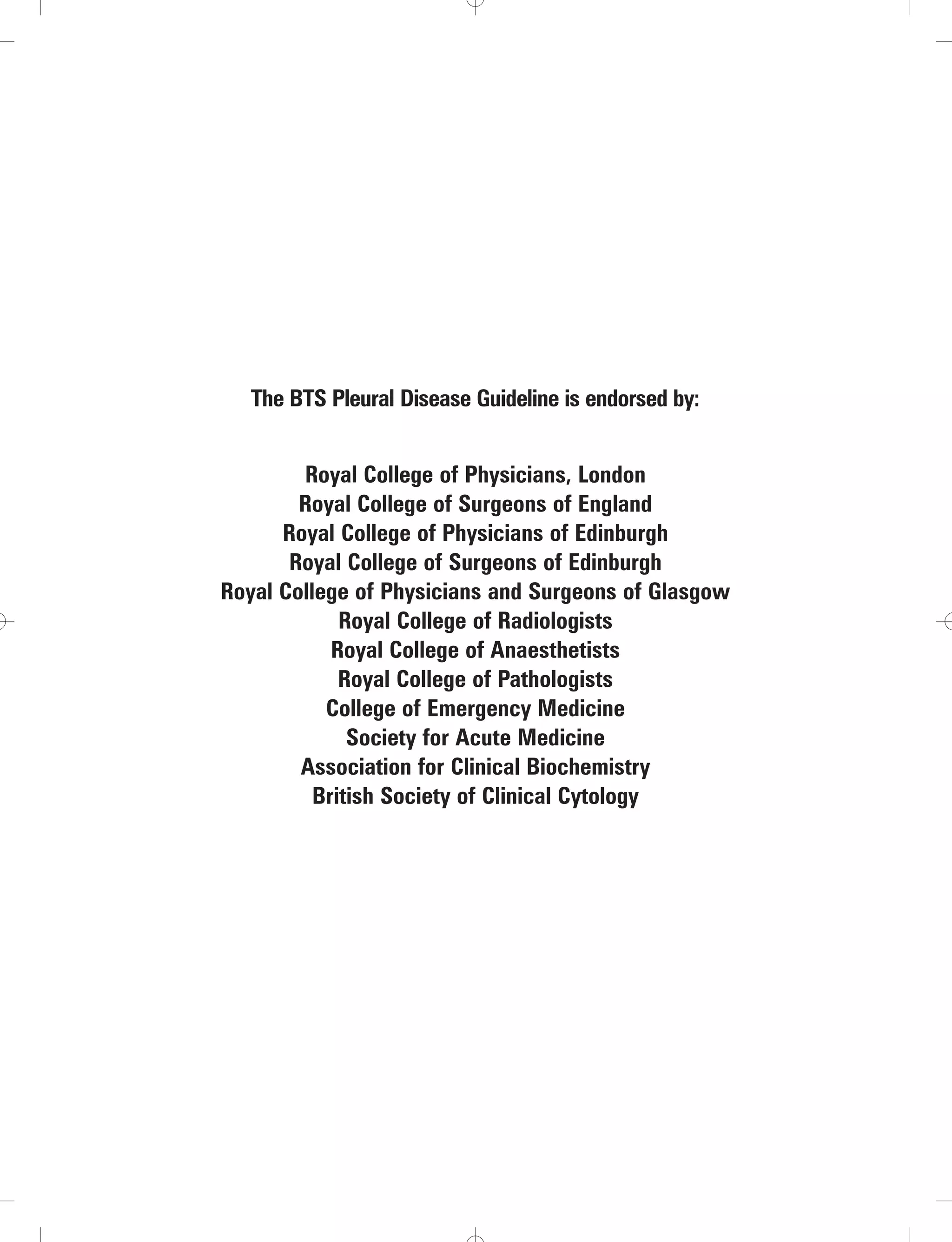 Pleural disease guideline | PDF