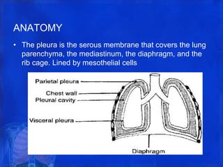 Pleural diseases | PPTX | Lung and Respiratory Health | Diseases and ...