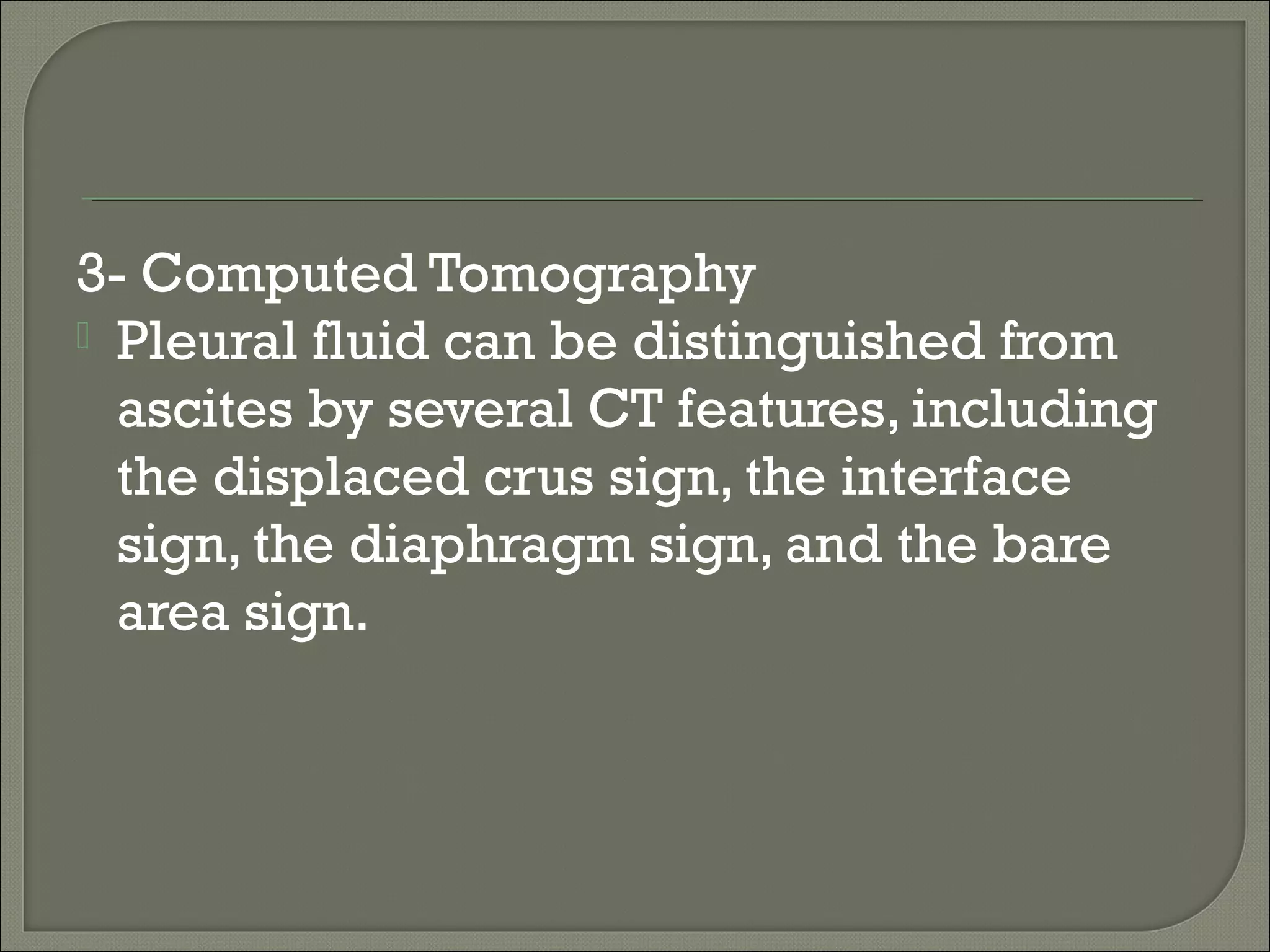 Pleural disorders | PPT