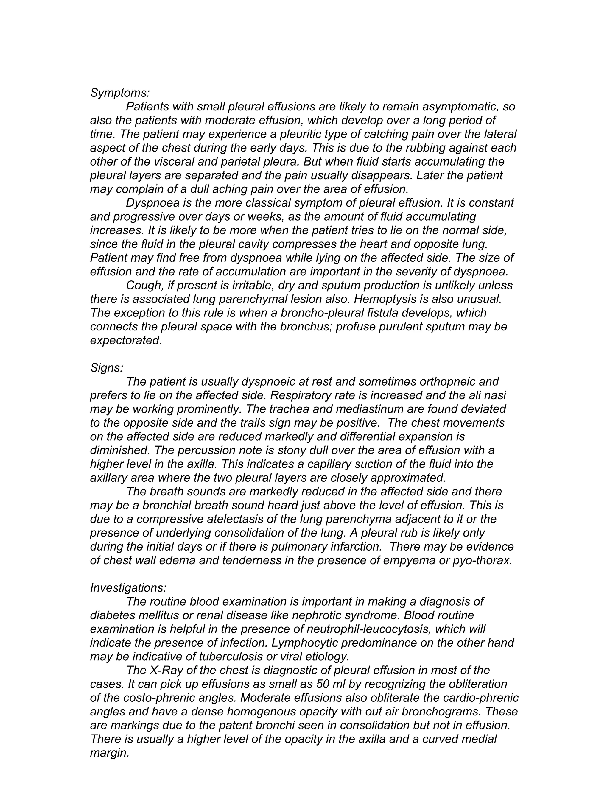Pleural Effusion | DOC
