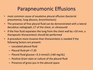 Pleural effusion | PPTX
