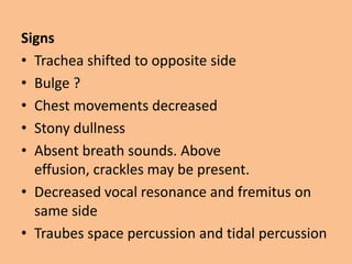 Pleural effusion | PPTX