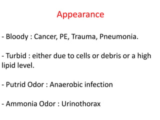 Pleural effusion | PPTX