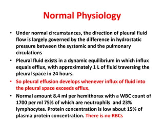 Pleural effusion | PPTX