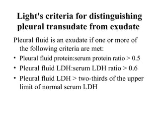Management of Pleural effusion | PPT
