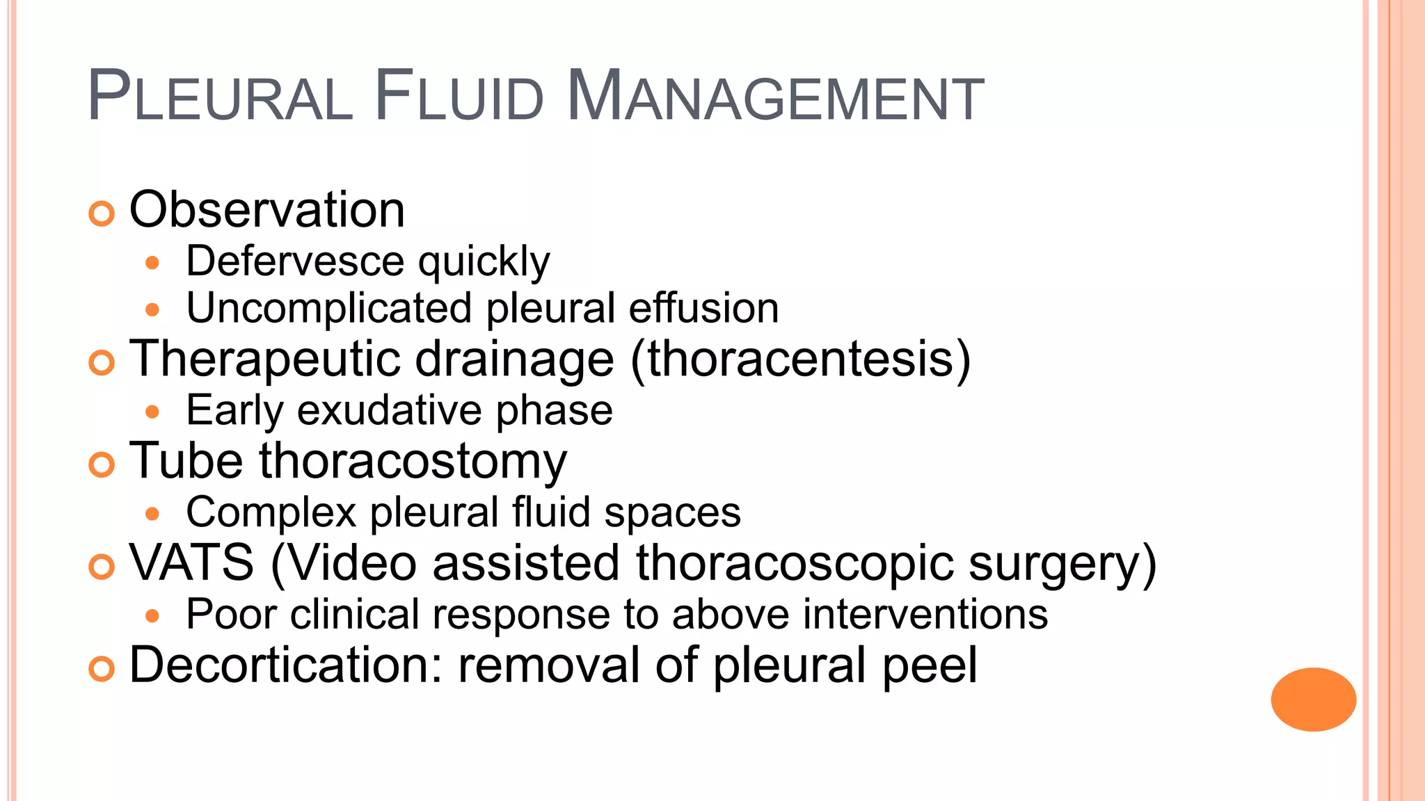 Pleural effusion | PPTX