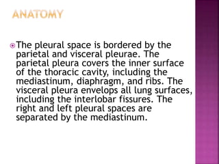 Pleural effusion | PPTX