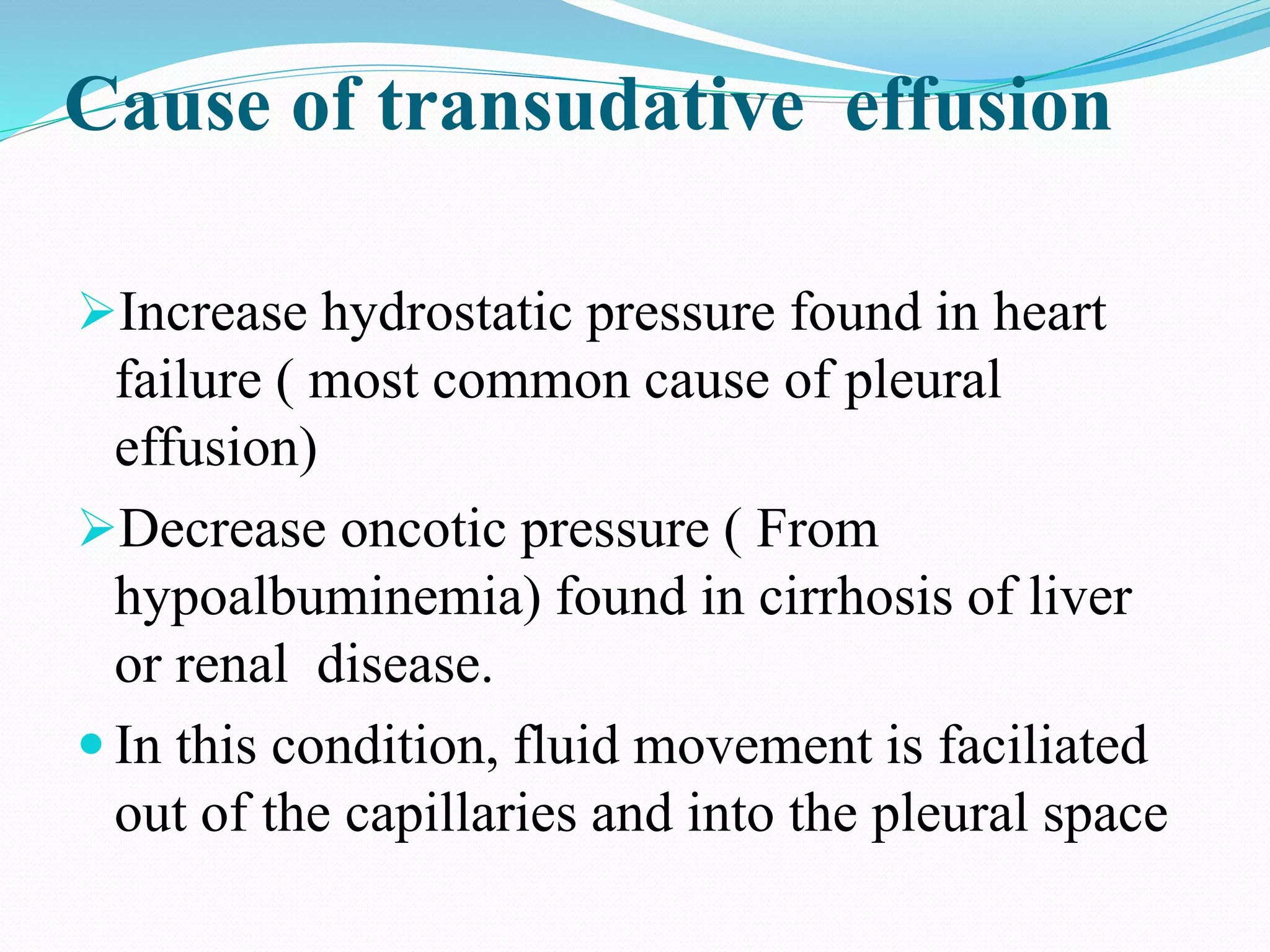 Pleural effusion | PPTX