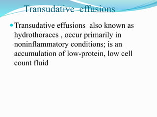 Pleural effusion | PPTX