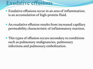 Pleural effusion | PPTX