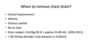 Pleural effusion in children | PPTX