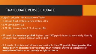 Pleural effusion in children | PPTX