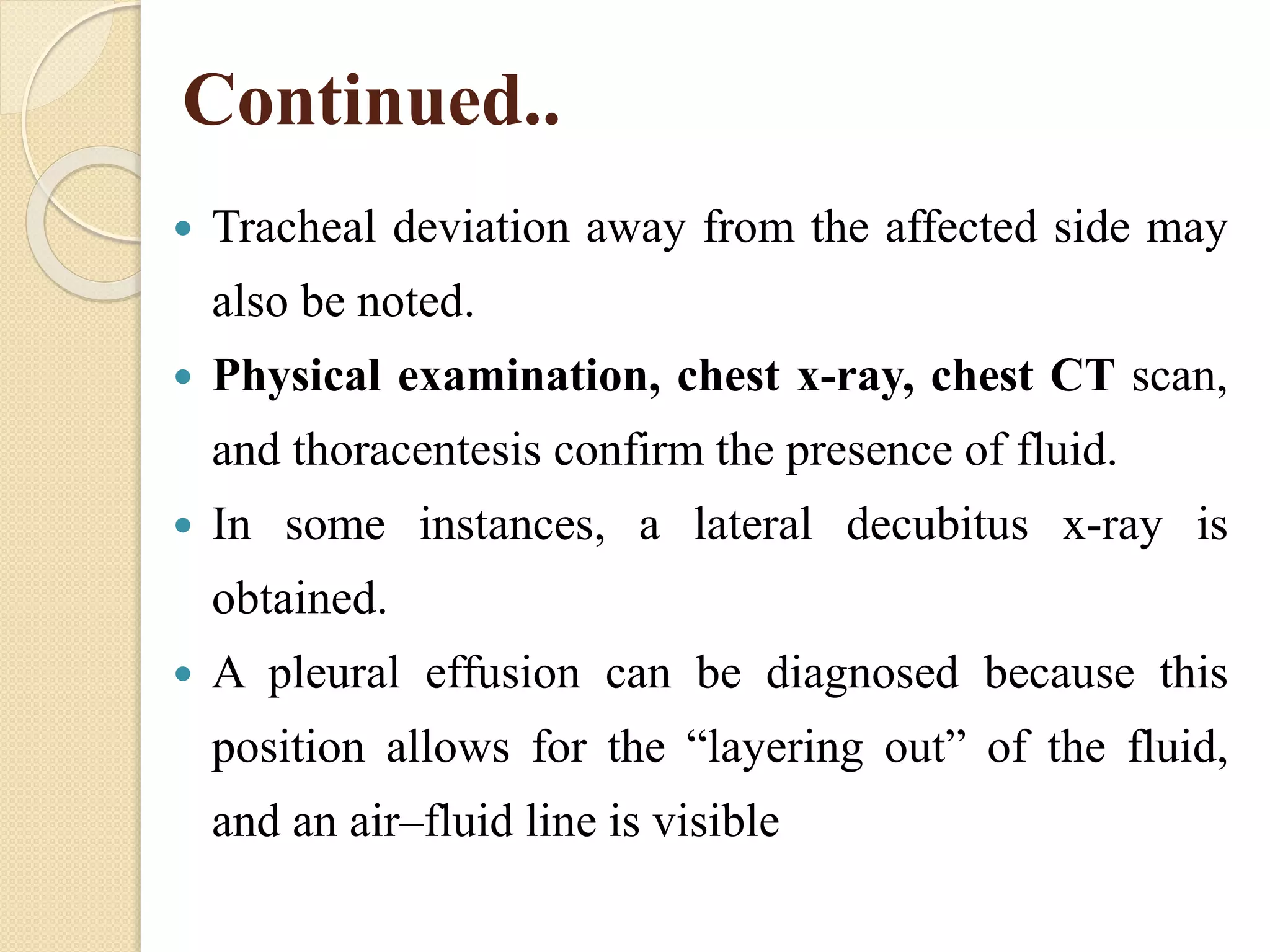 Pleural effusion | PPTX