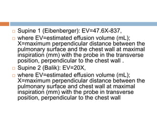 IMAGE BASED QUANTIFICATION OF PLEURAL EFFUSION | PPTX | Lung and ...