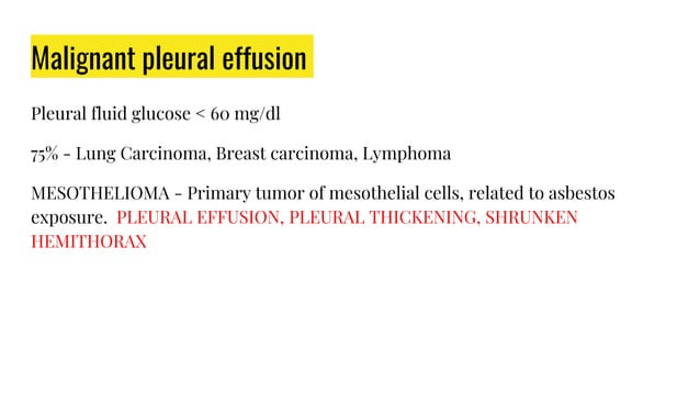 Pleural effusion | PPT
