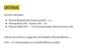 Pleural effusion | PPTX