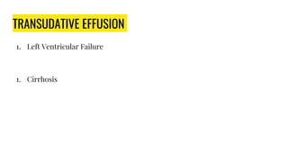 Pleural effusion | PPT