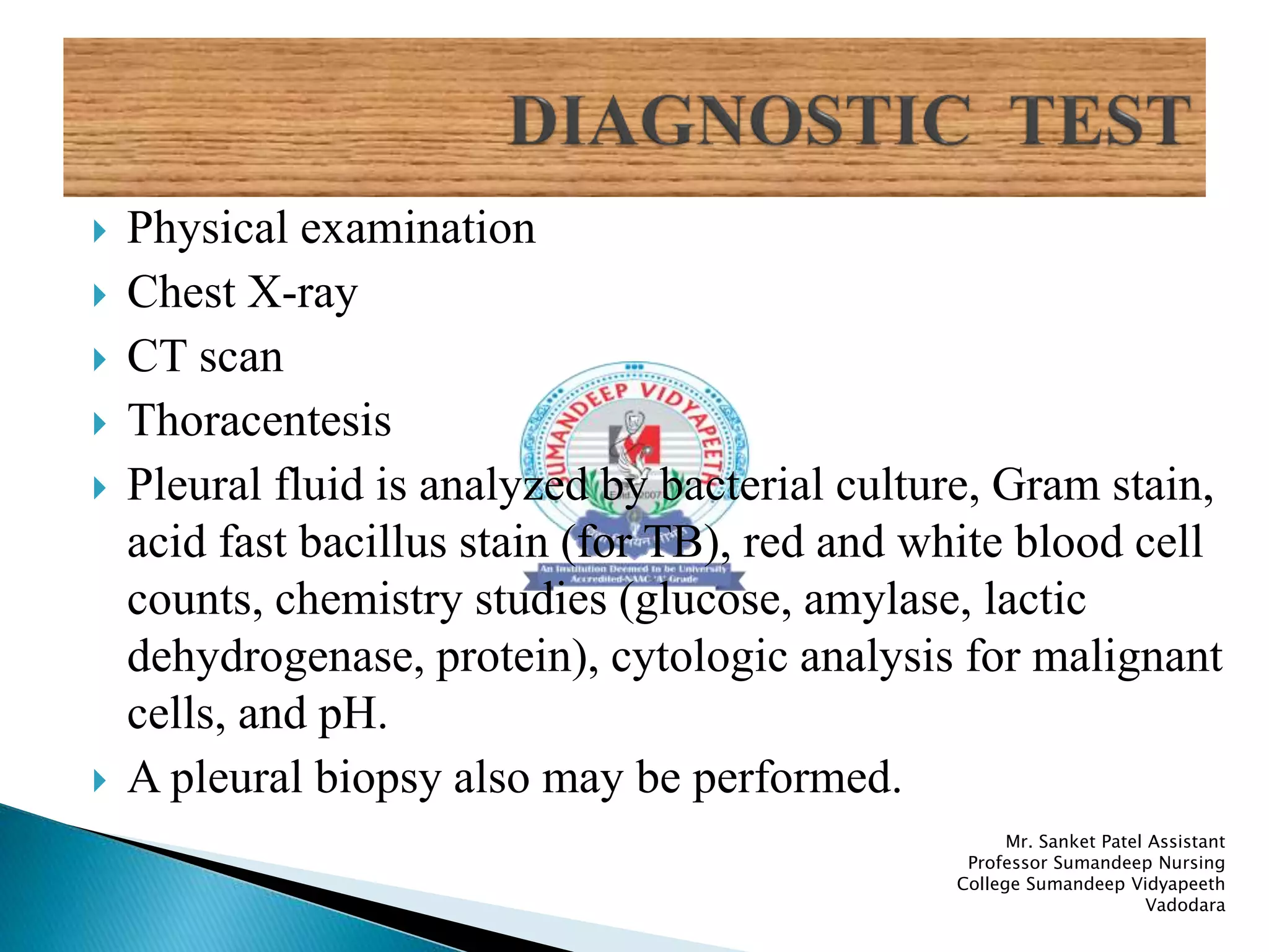 Pleural effusion | PPTX