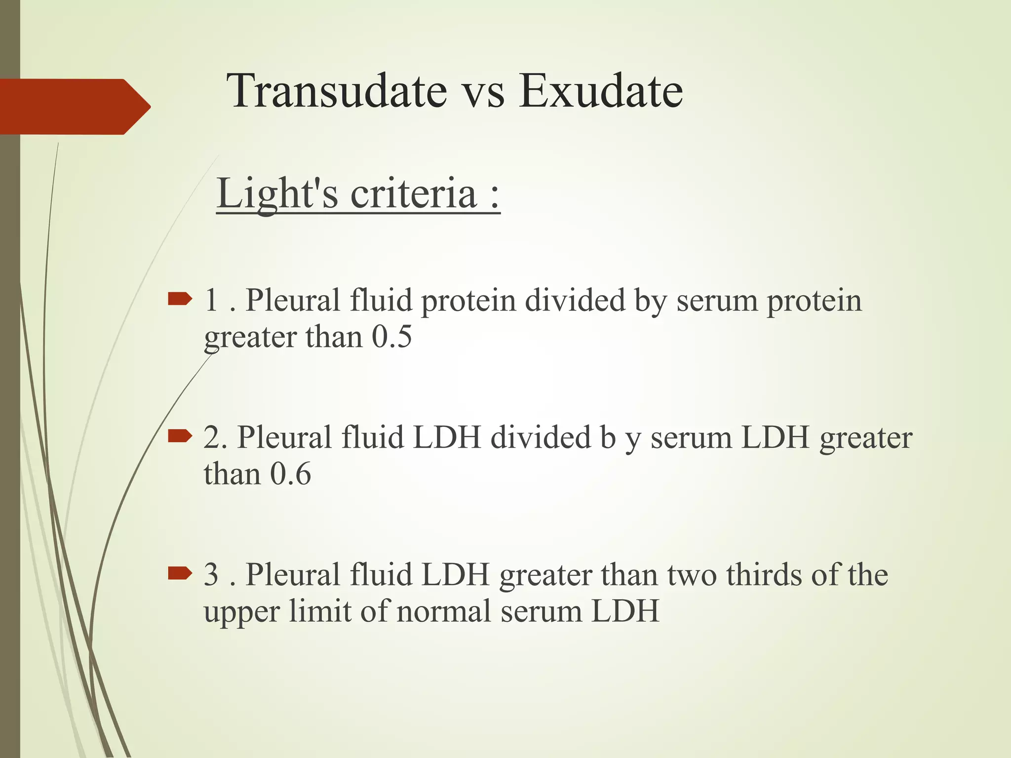 Pleural effusion - Etiopathogenesis, Clinical features, Advances in ...