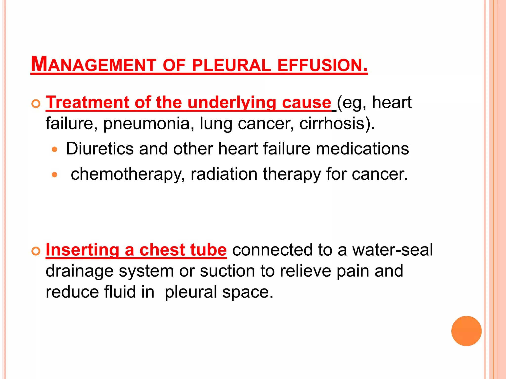 Pleural effusion & nursing care | PPTX