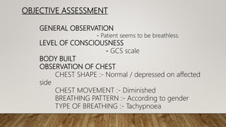 PLEURAL EFFUSION PT ASSESSMENT AND MANAGEMENT | PPTX