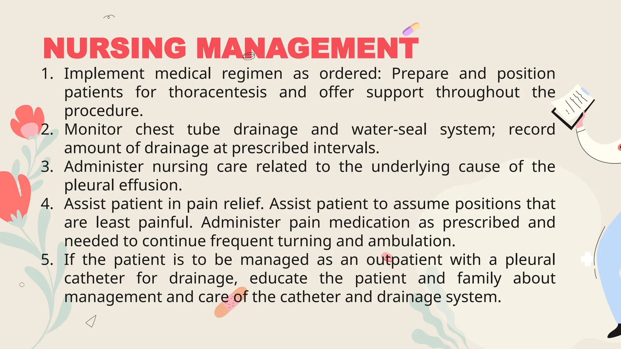 pleural effusion definition, medical management.pptx