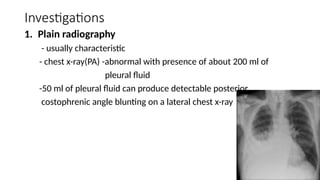 Pleural Effusion. It’s the excess accumulation of plural fluid within ...