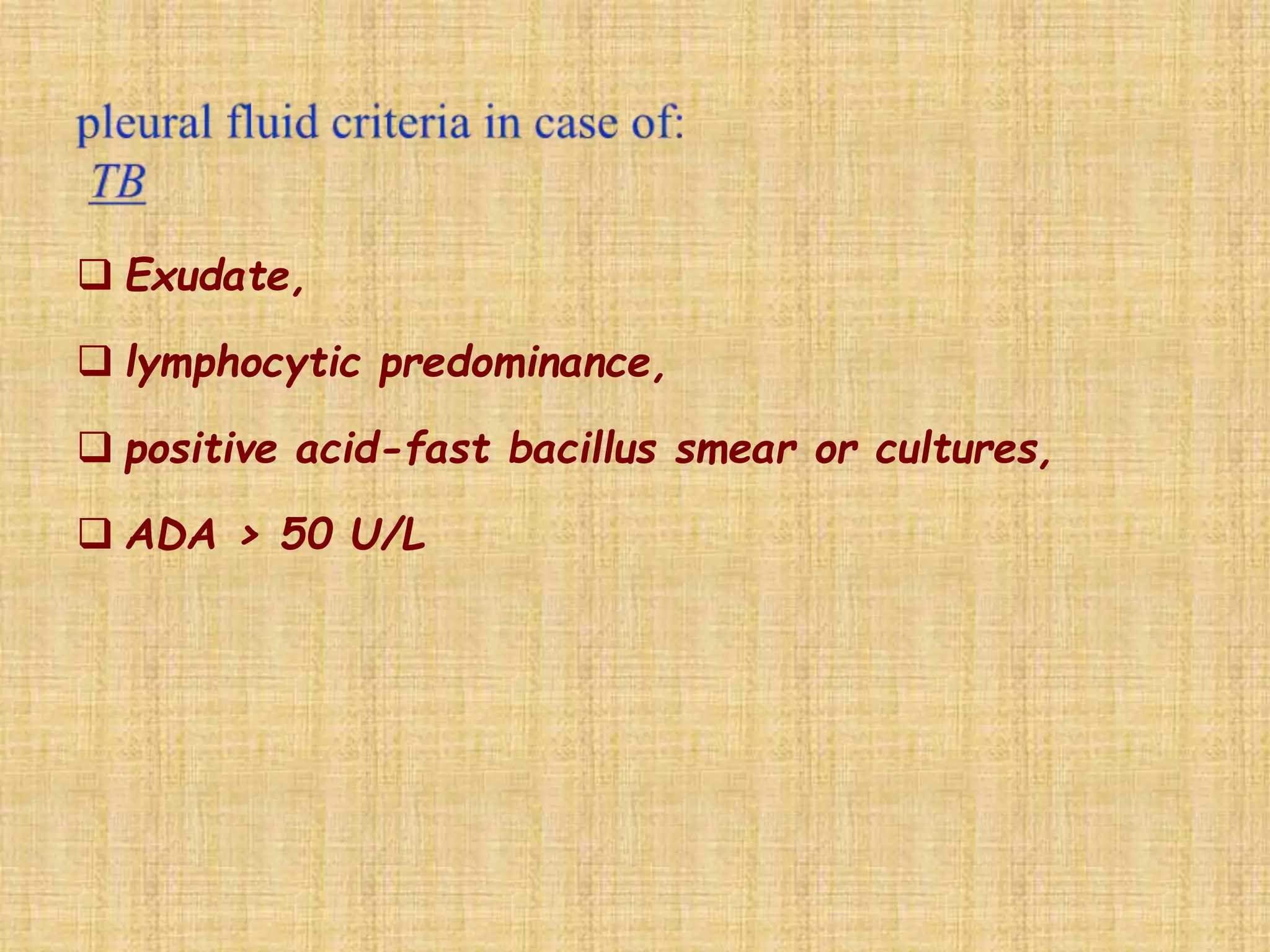 Pleural effusion analysis | PPT
