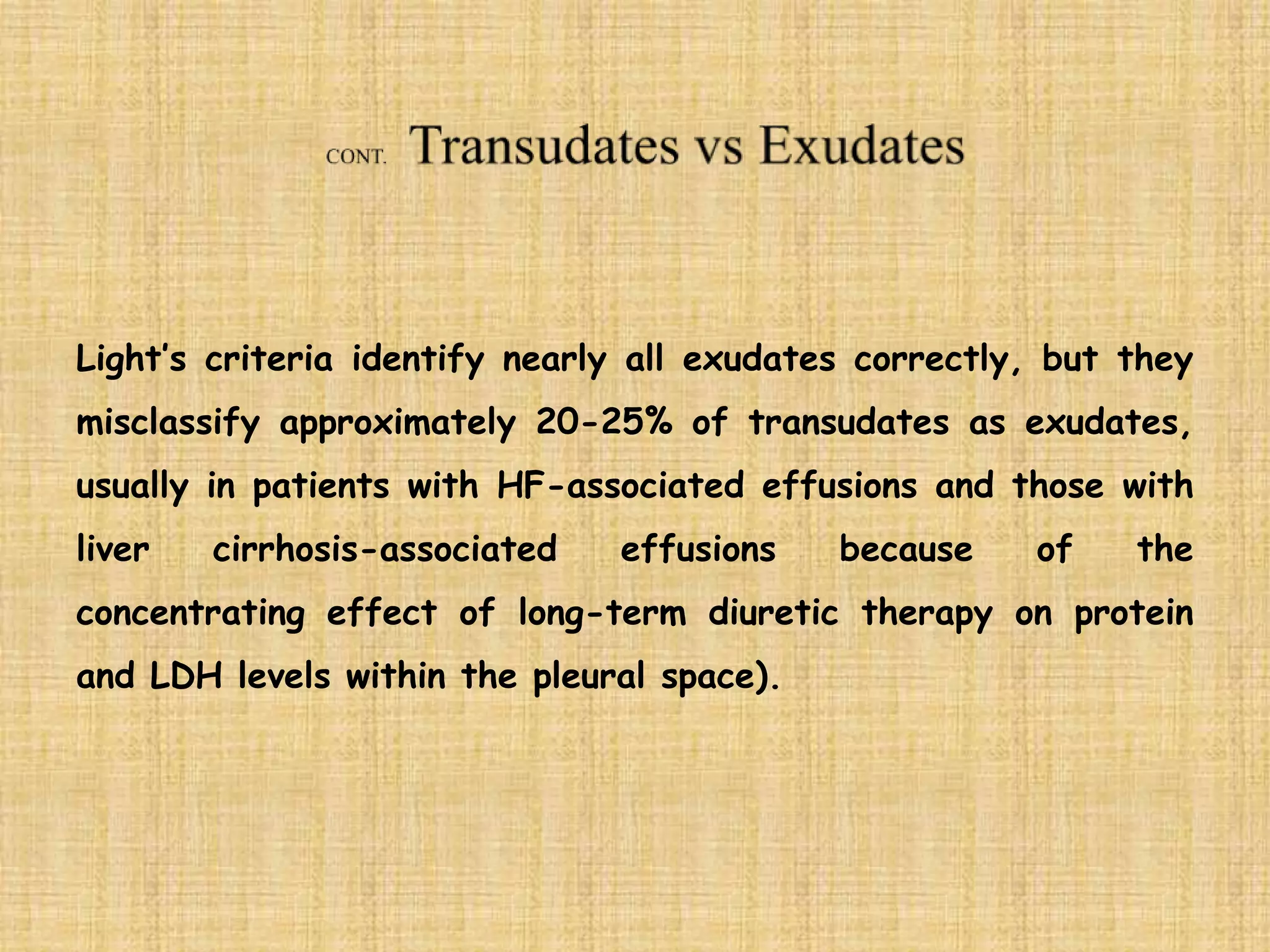 Pleural effusion analysis | PPTX